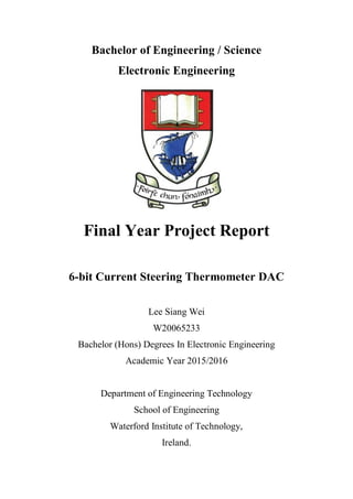 Final Year Report (6bits DACs) | PDF