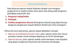 Operasi Bendung Tingkat Dasar 2.ppt