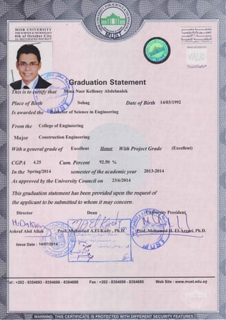 Graduation Statement | PDF