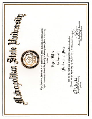 Bachelor Degree | PDF
