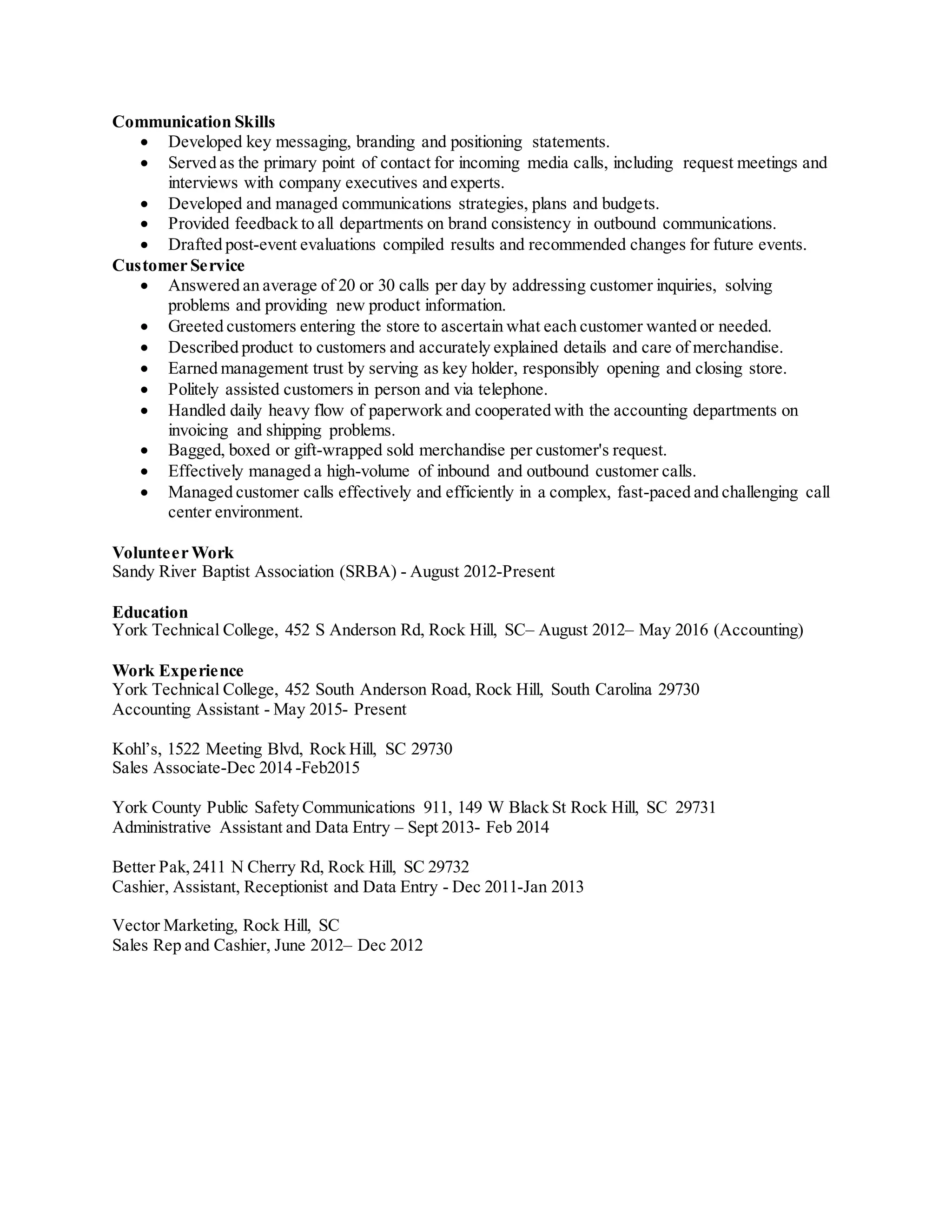 Resume Jessica Simpson | DOCX