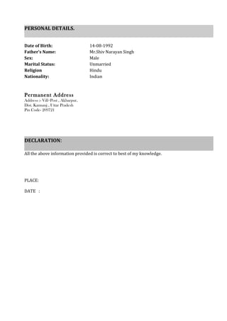 surya resume | PDF