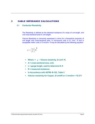 cable ampacity calculations- IEC | PDF