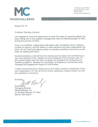 Recommendaton letter with Signature | PDF