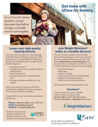 UCare marketing material_2015 | PDF