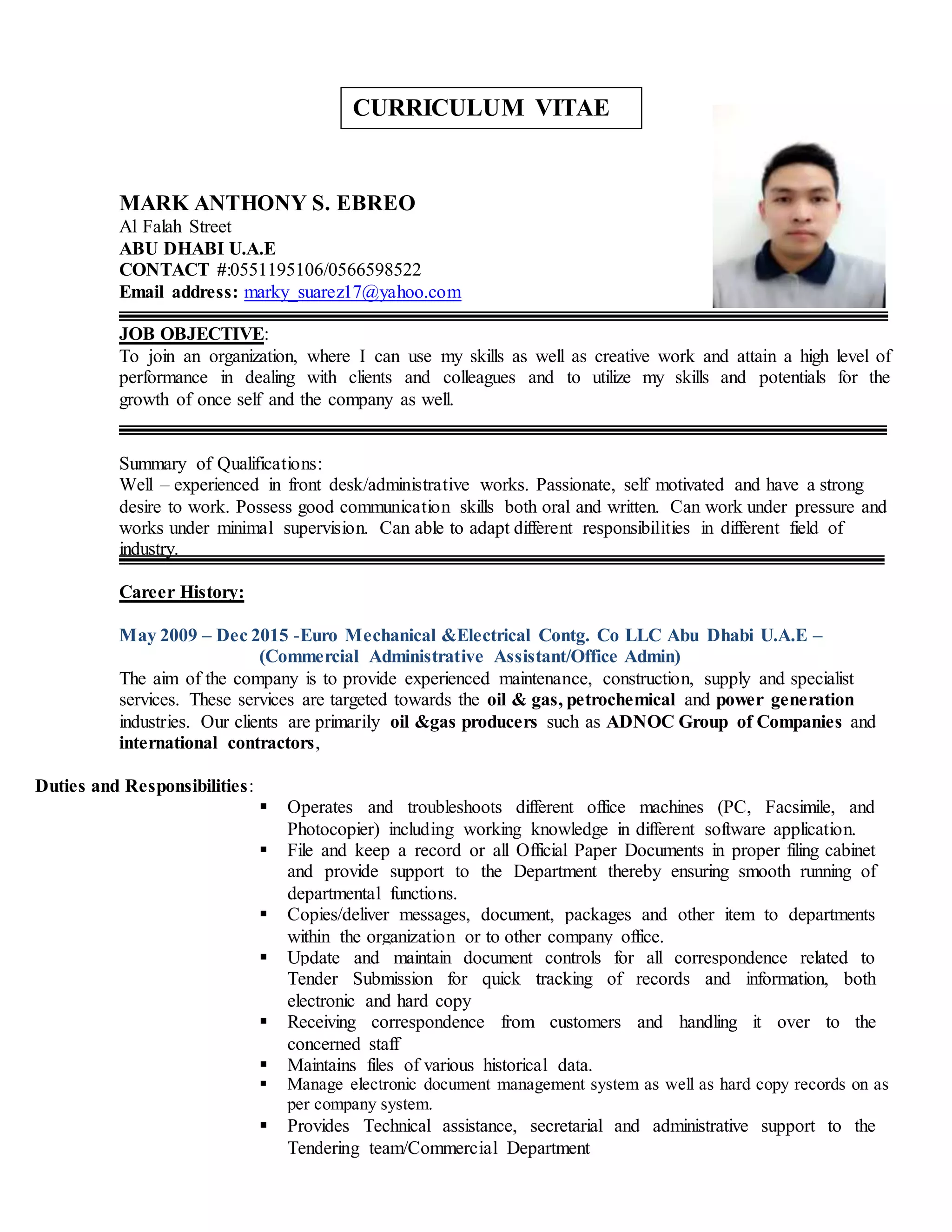 MARK E. CV updated | PDF