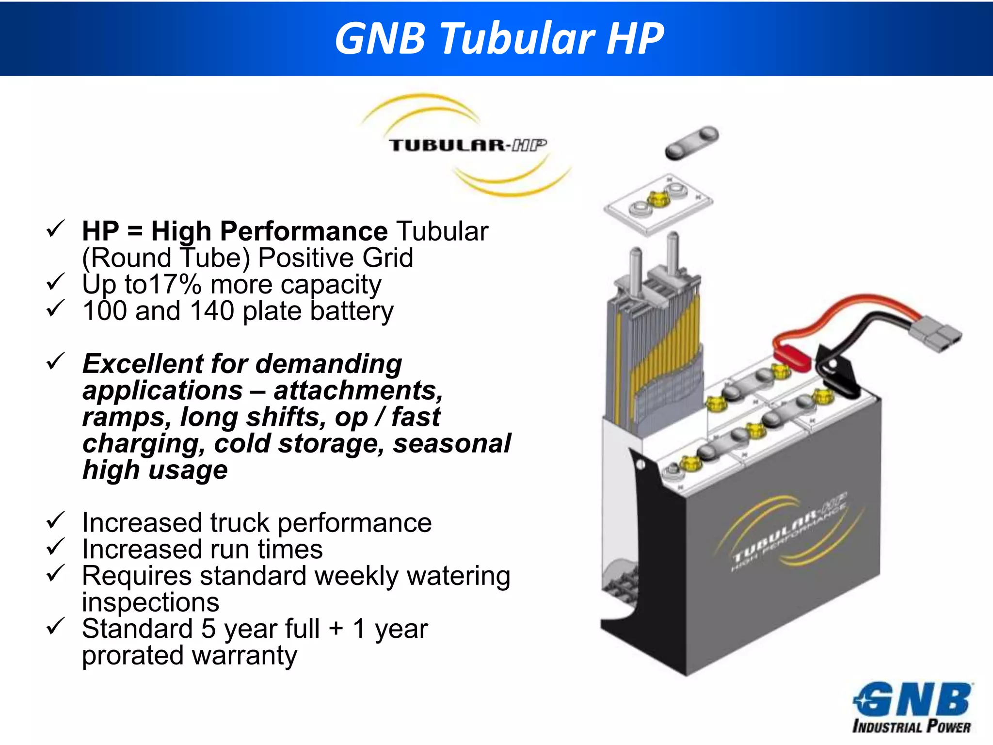 GNB Motive Power....A Battery For Every Application | PPTX