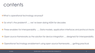 Introduction to Operational Technology 0.1 | PDF