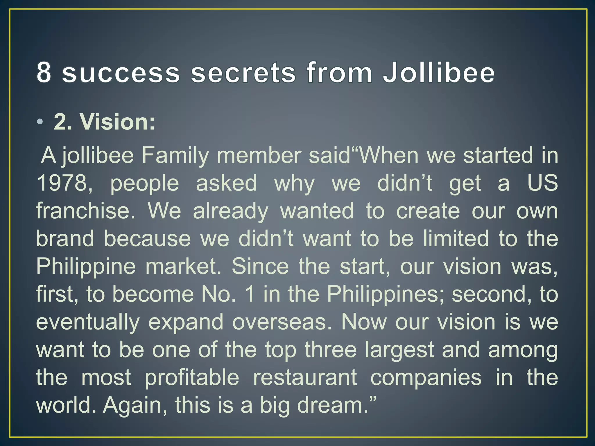 TQM Presentation (JOLLIBEE) | PPTX
