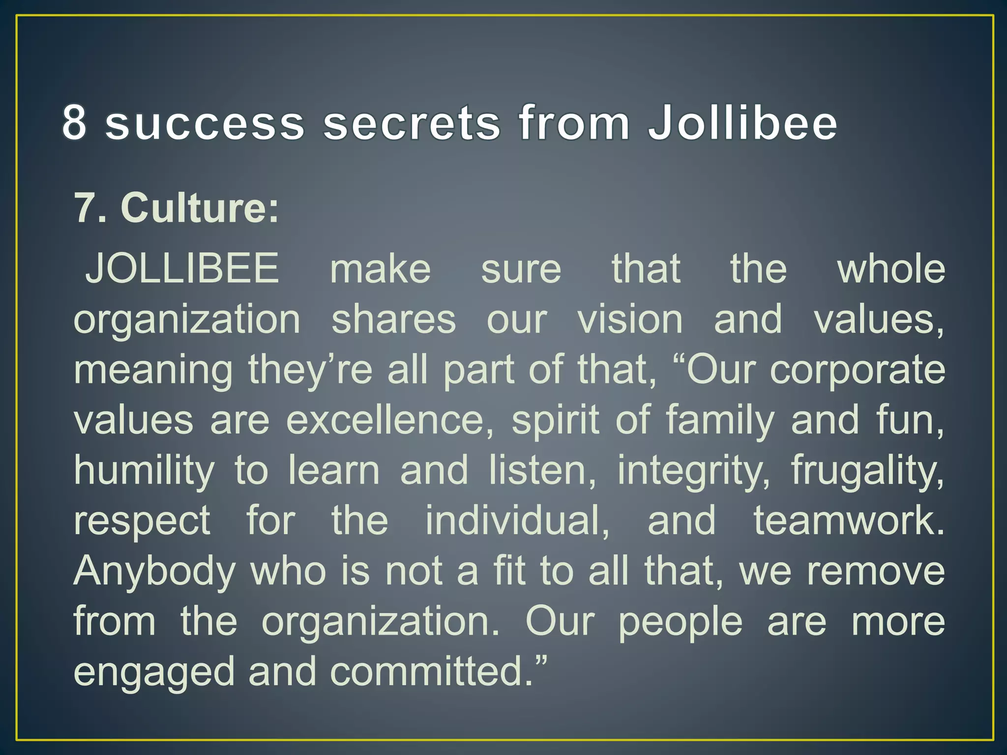 TQM Presentation (JOLLIBEE) | PPTX