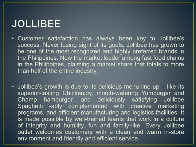 TQM Presentation (JOLLIBEE) | PPTX