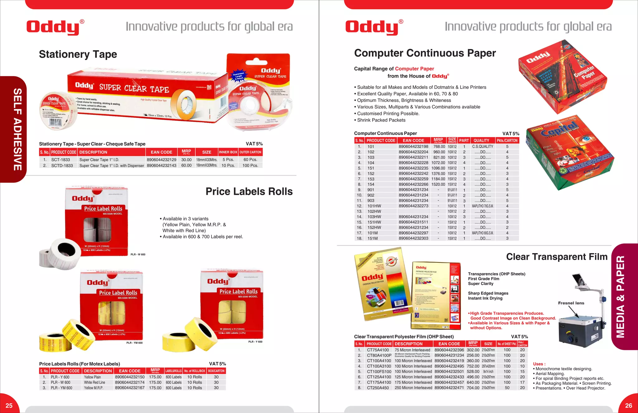 Oddy Stationery Catalogue Part 3 | PDF