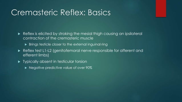 Forgotten Reflex Testing | PPTX