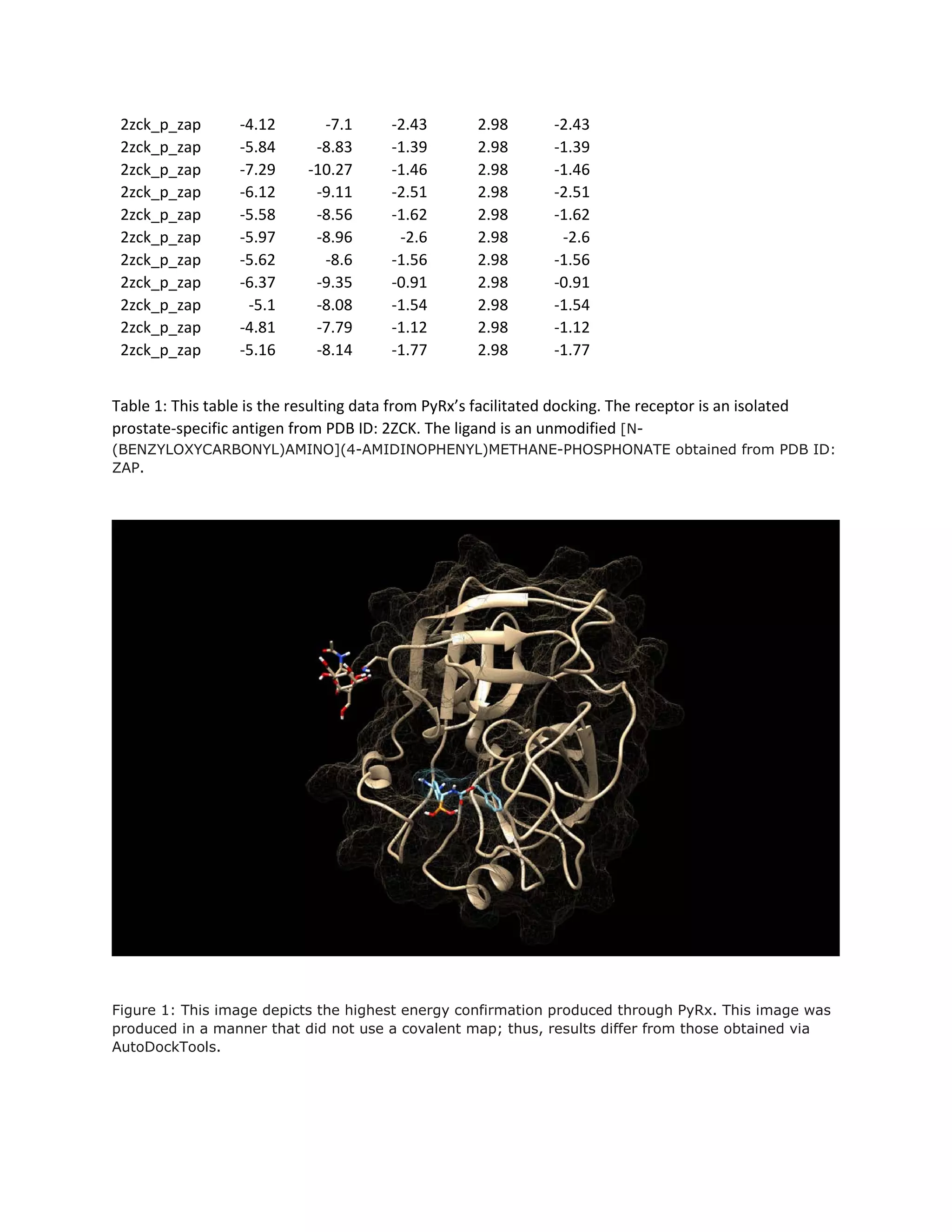 A Beginner's Manual for PyRx | PDF