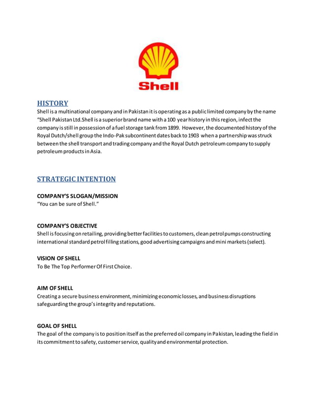 Shell Pakistan Ltd. | PDF