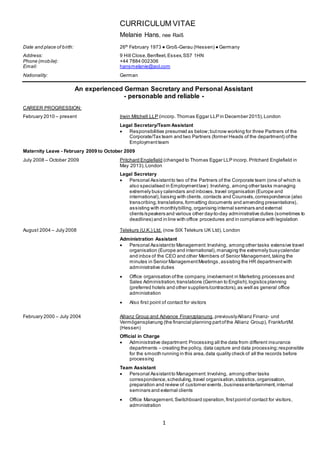 Curriculum Vitae_Melanie Hans | PDF