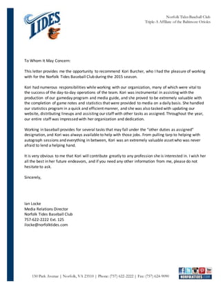 recommendation letter | PDF