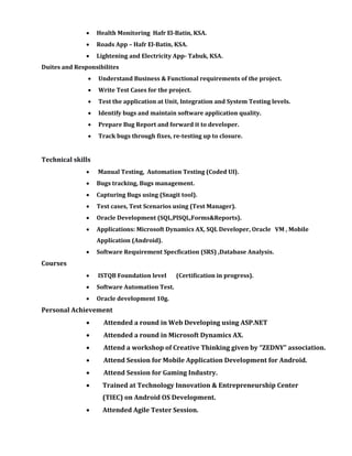 Mahmoud Nasr | PDF | Operating Systems | Computer Software and Applications