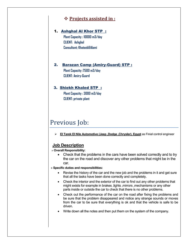 Mina Ezzat CV | PDF | Civil Engineering Industry | Industries