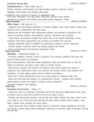 renewedresume2016 | PDF