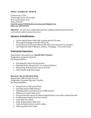 POOJA DASHRATH THAKUR | PDF