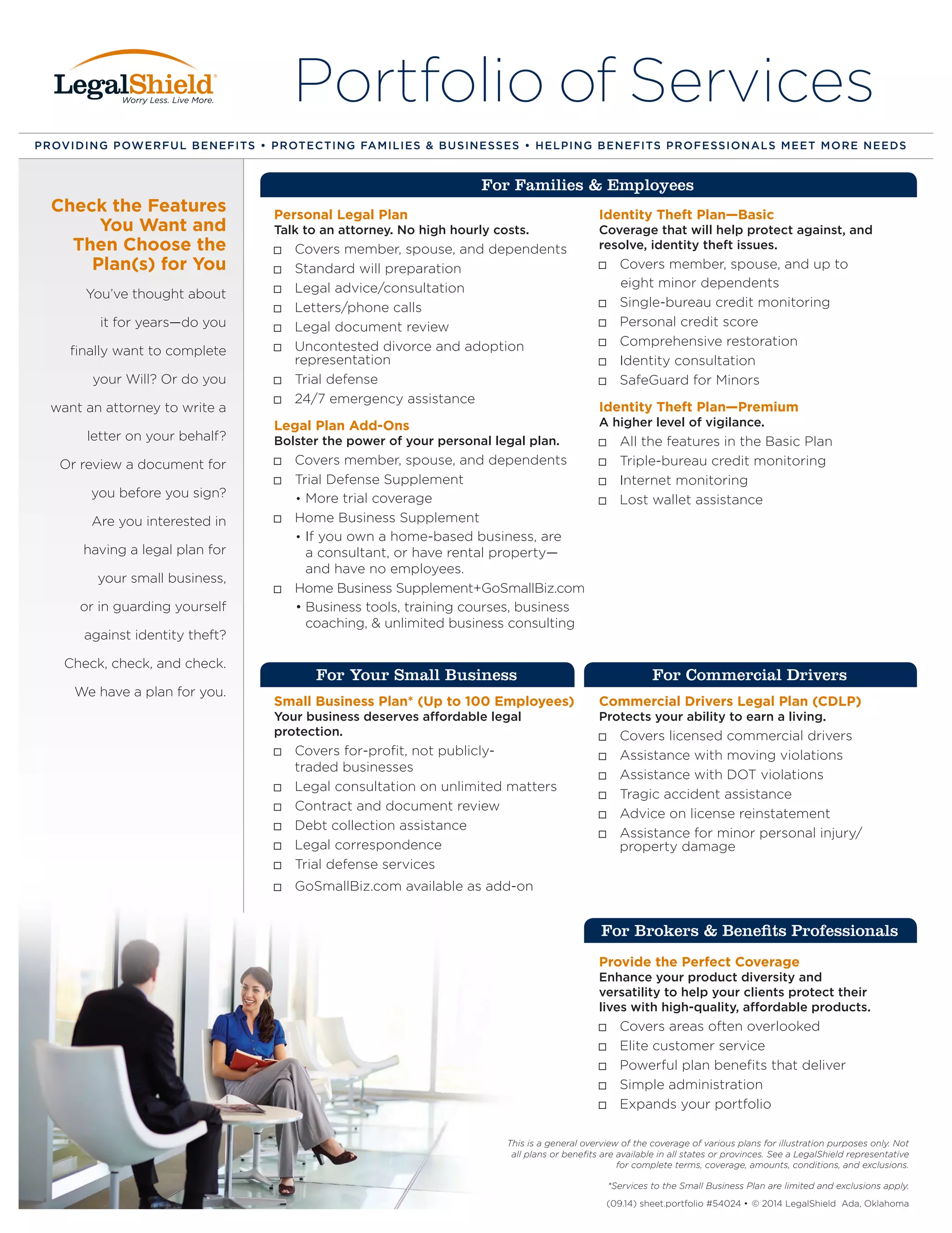 LegalShield AtAGlance-PortfolioOfServices-v05-Personalized | PDF