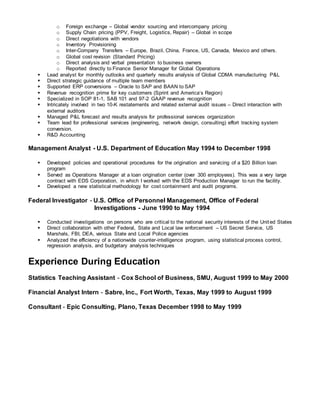 Mark Wood Resume v2017a | DOCX | Business Accounting & Finance | Business