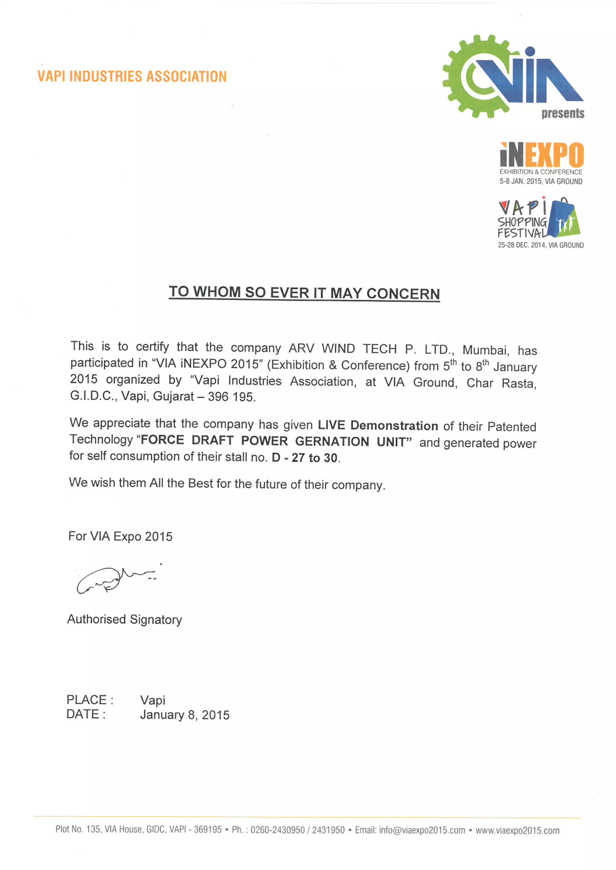 VIA letter | PDF | Free Download