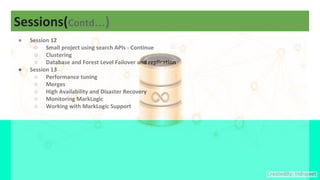 MarkLogic Course | PDF