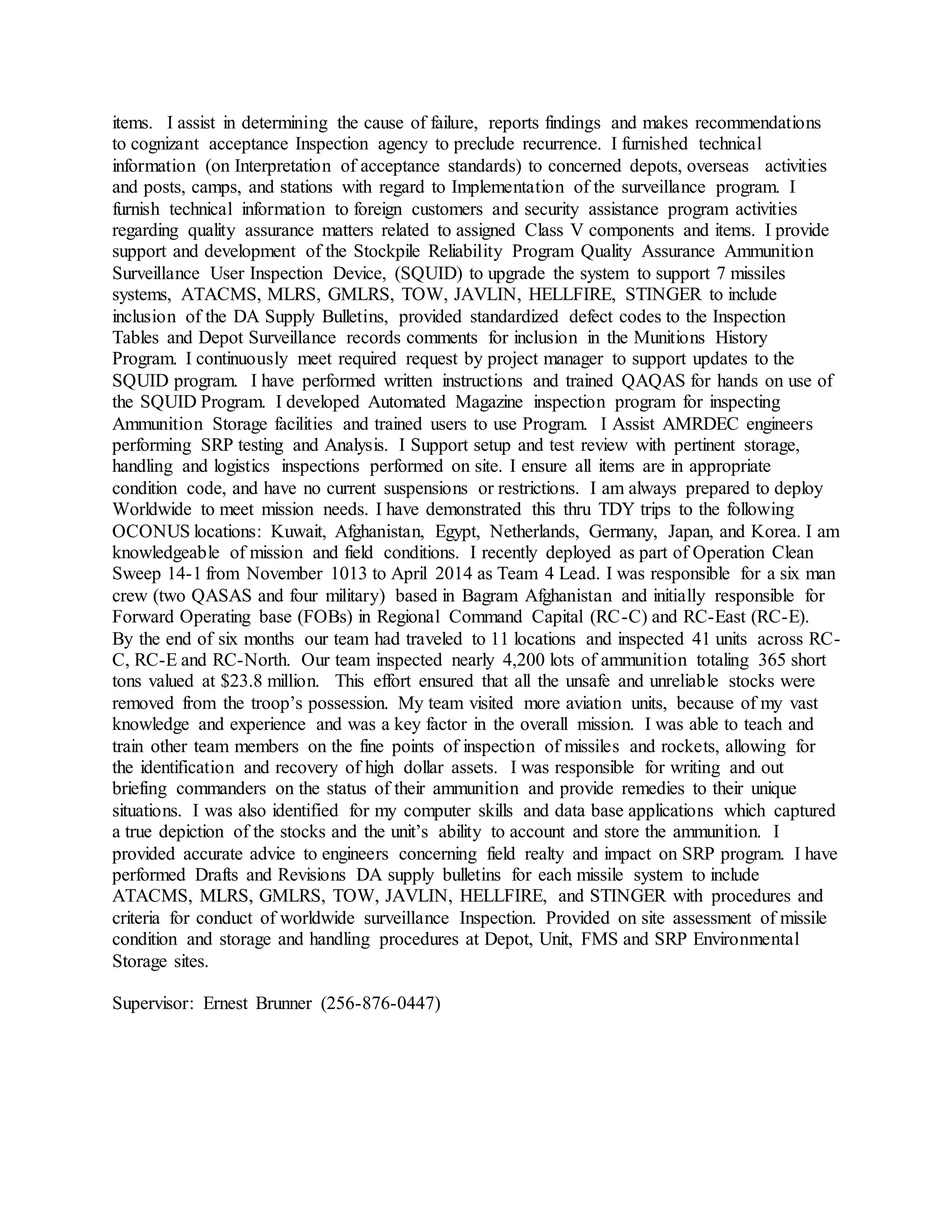 Raymond Lynn Bordenski RESUME | DOCX