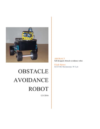 Obstacle_Avoidance_Robot_Coruse_Project_ECET402_Mechatronics_FinalCopy | DOCX
