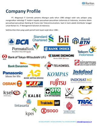 Raritan Data Center Infrastructure Power and Access Management ...