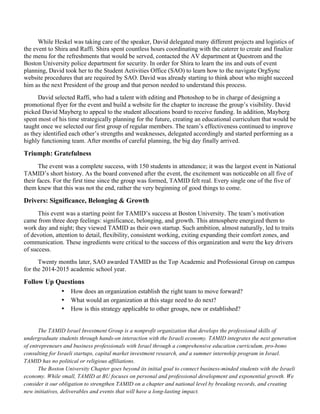 TAMID-Questrom Final Case Study | PDF