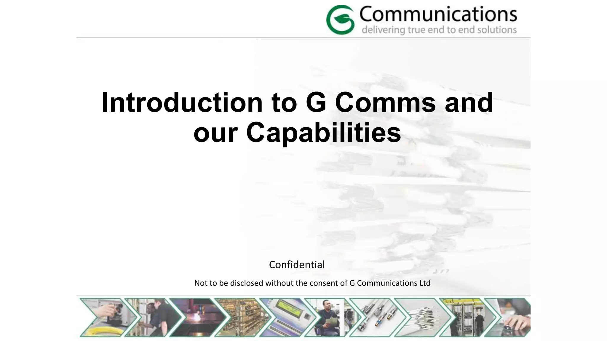 G Comms Materials Management Presentation | PPTX | Logistics | Business