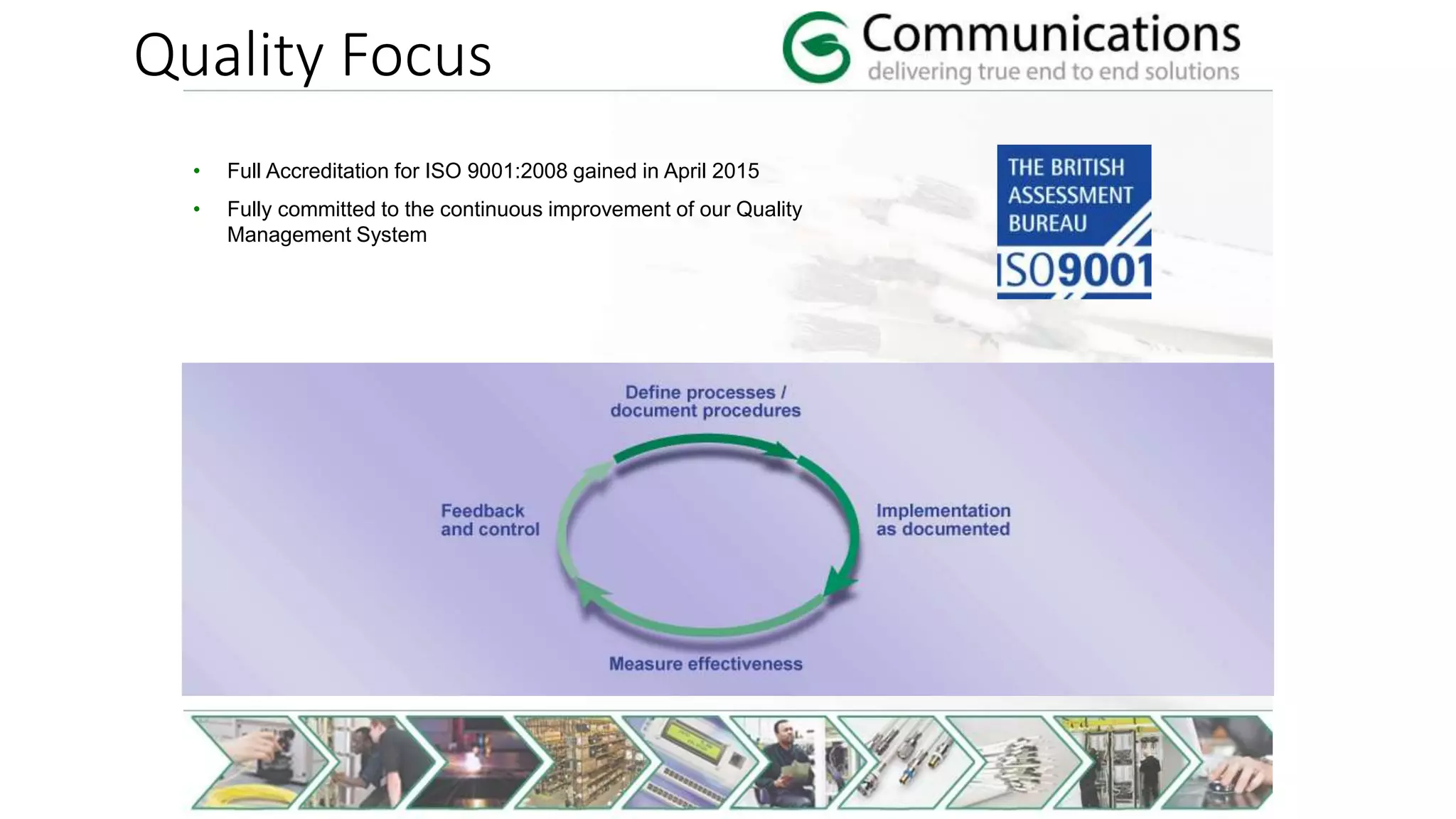 G Comms Materials Management Presentation | PPTX
