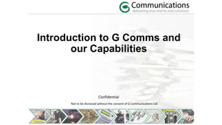 G Comms Materials Management Presentation | PPTX