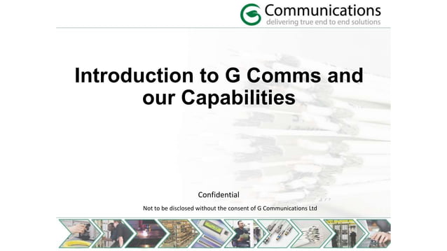 G Comms Materials Management Presentation | PPTX | Logistics | Business