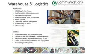 G Comms Materials Management Presentation | PPTX