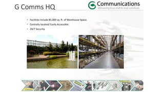 G Comms Materials Management Presentation | PPTX