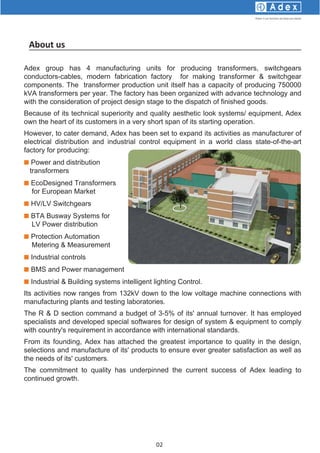 Company Profile - Adex | PDF