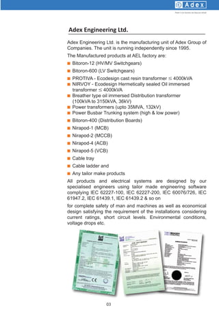 Company Profile - Adex | PDF