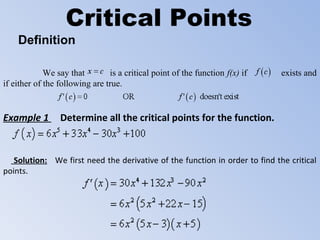 Application of derivatives | PPT