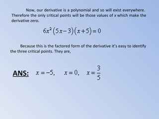 Application of derivatives | PPT