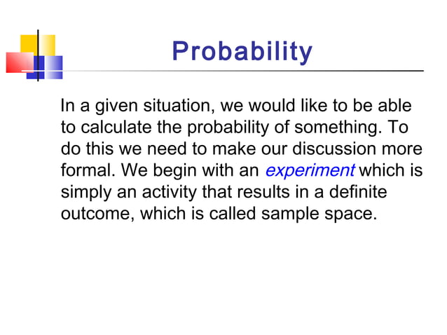 4 1 probability and discrete probability distributions | PPT | Physics ...