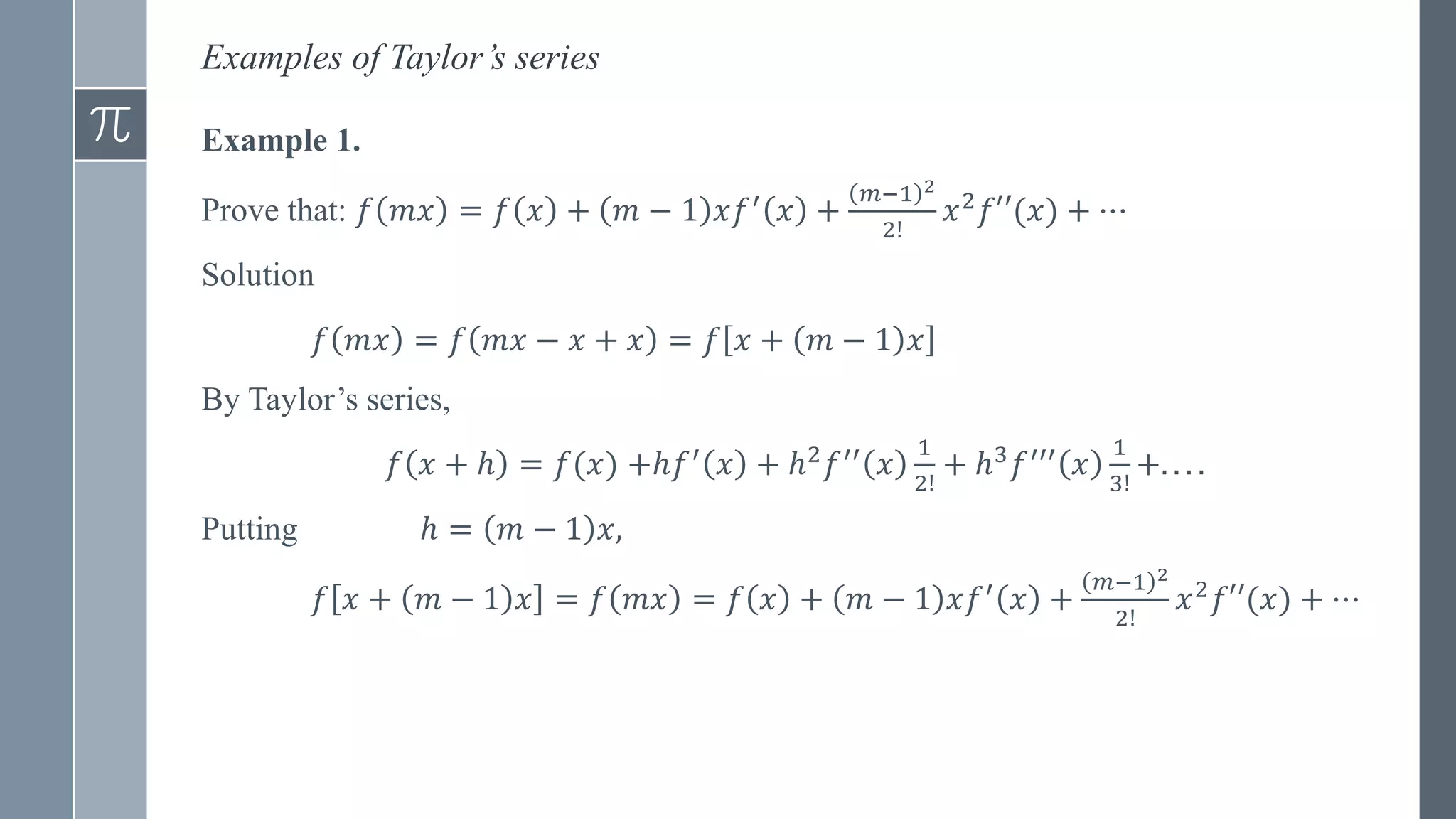 Power Series,Taylor's and Maclaurin's Series | PPTX | Technology ...