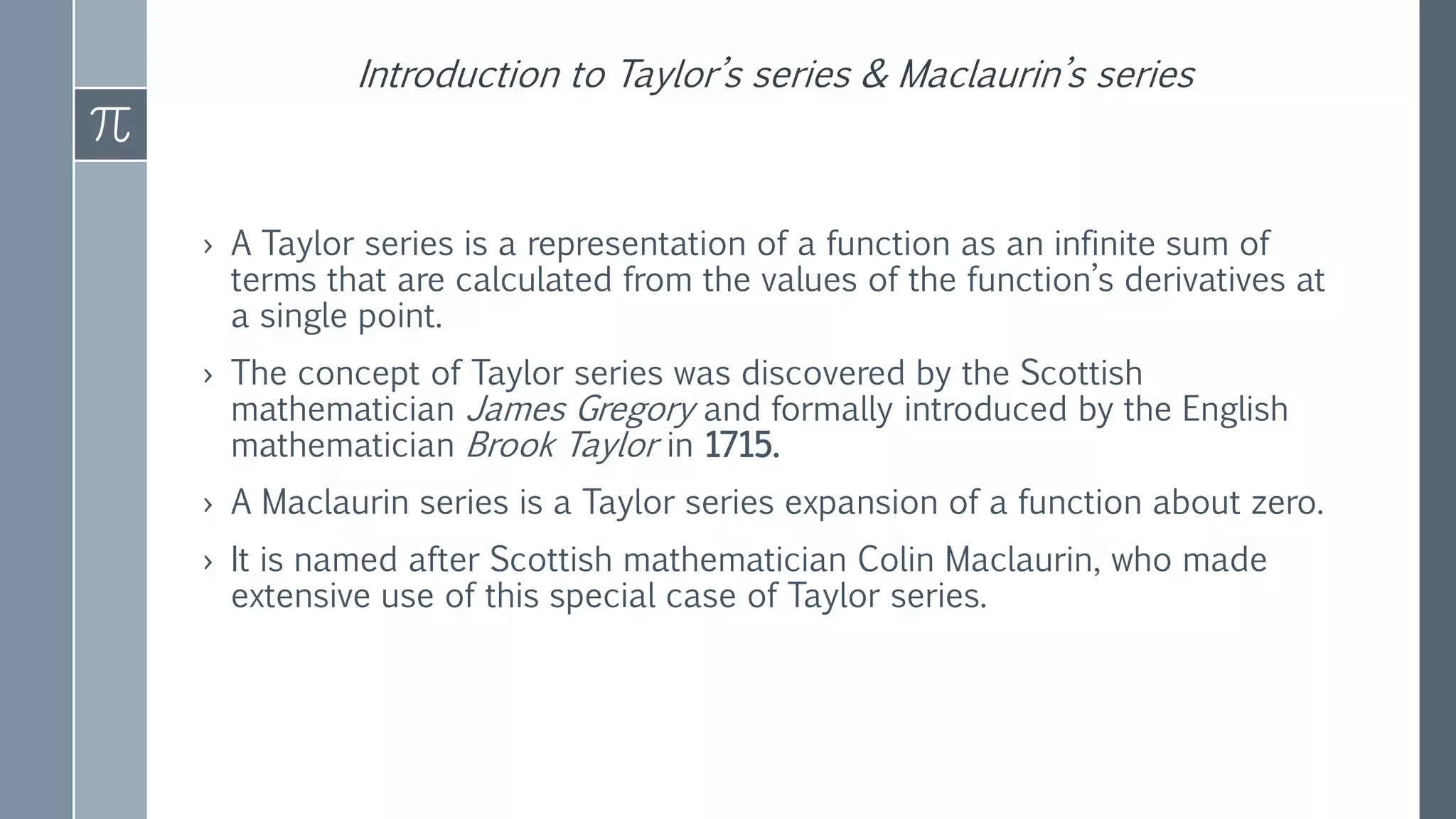 Power Series,Taylor's and Maclaurin's Series | PPTX | Technology ...