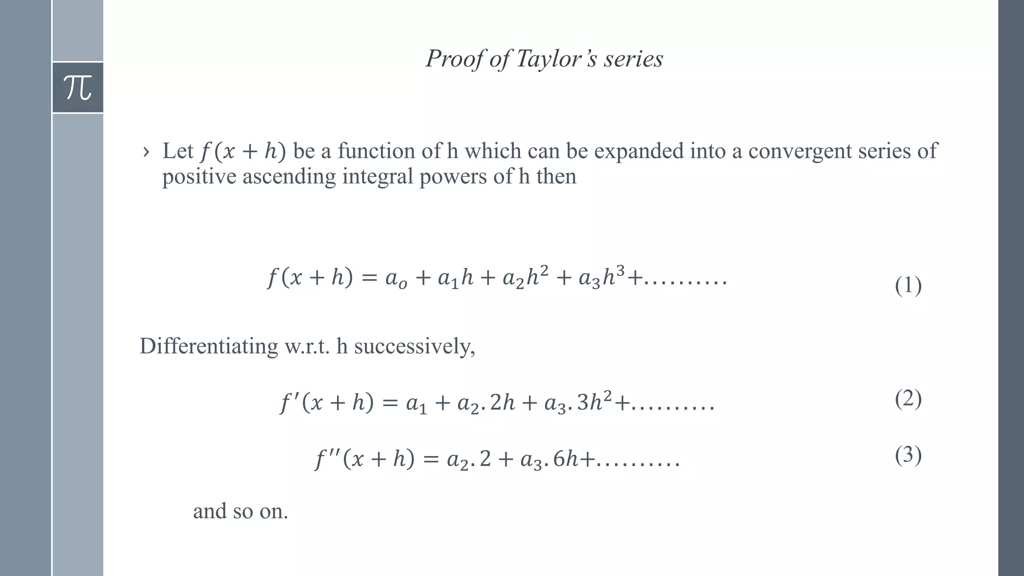Power Series,Taylor's and Maclaurin's Series | PPTX