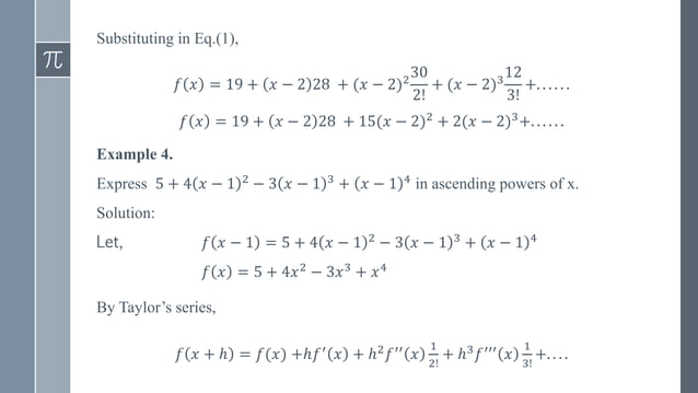 Power Series,Taylor's and Maclaurin's Series | PPTX | Technology & Computing