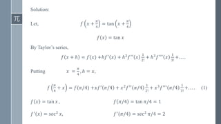 Power Series,Taylor's and Maclaurin's Series | PPTX