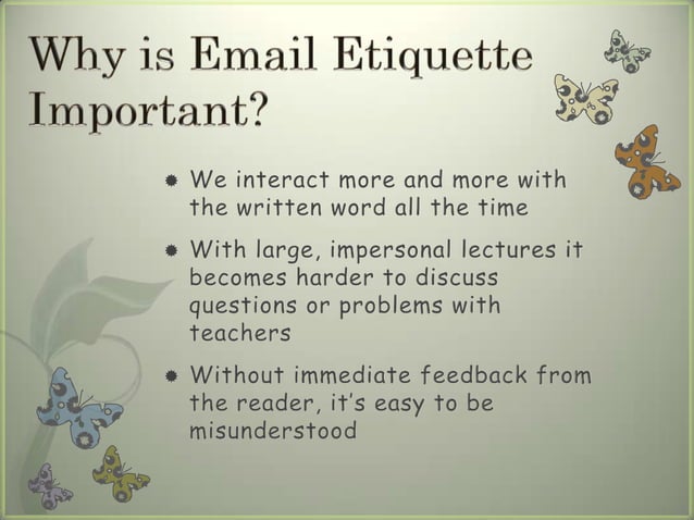 Email Etiquette | PPT